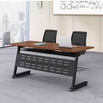 Generic Klappbarer Konferenztisch, klappbarer Besprechungstisch, mobiler Klapptisch, vielseitiges B&uuml;rom&ouml;bel f&uuml;r Konferenzr&auml;ume, Schulungsr&auml;ume, Medienzentren,