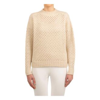 Le Tricot Perugia Girocollo Traforato - - Knitwear - Damen - Schwarzk - M