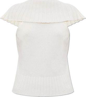 Cult Gaia Femme, Blouses et Chemises, Blanc, Taille: 38 FR Chen Top