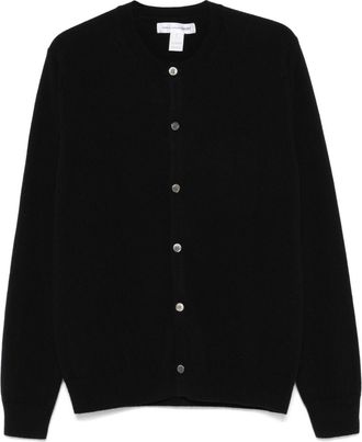 Comme Des Garçons Cardigan aus Lammwolle - Schwarz