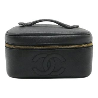 Chanel Pre-owned Coco Mark Vanity Bag - - Pre-owned - Damen - Schwarzk - ONE SIZE