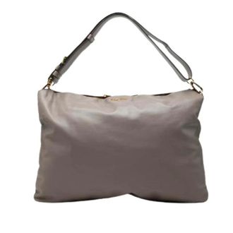 Miu Miu Pre-owned Cloud Hobo - Femme - Pre-owned - Gris - Taille: ONE Size