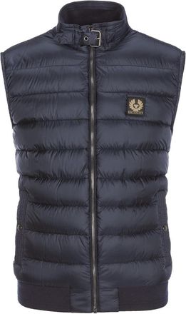 Belstaff Gesteppte Daunenweste mit Sturmriegelverschluss in