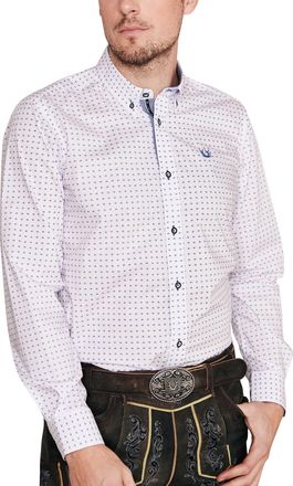 Kr&uuml;ger Herren Trachten Hemden lang, Modell: Daminan, Langarm, Art.-Nr. 912467-0-0108, XXL