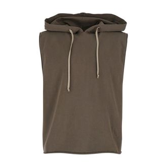 Rick Owens Homme, Sweatshirts et sweats &agrave; capuche, Brun, Taille: L Tunique &agrave; capuche
