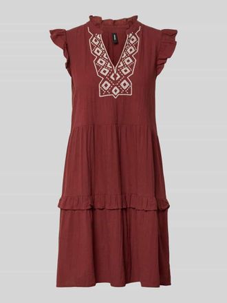 Vero Moda Figurumspielendes Freizeitkleid aus reiner Baumwolle Modell Dichte