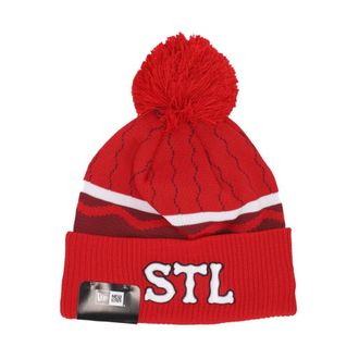 New Era MLB City Connect Strickm&uuml;tze Pom Pom - - Accessories - Herren - Rot - ONE SIZE