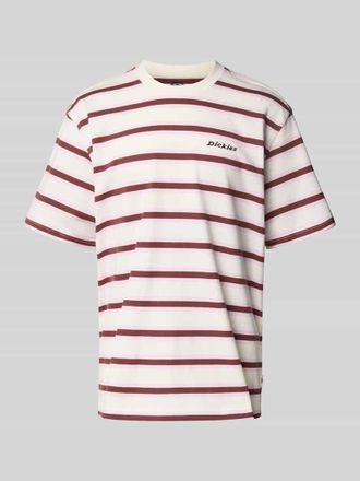 Dickies T-Shirt mit Streifenmuster und Rundhalsausschnitt
