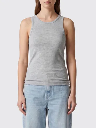 Nanushka Top slim fit en viscose FSC avec d&eacute;collet&eacute; en V au dos