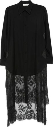 Zimmermann Robe chemise longue - Femme - Robes - Noir - Taille: 32 FR