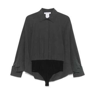 Max Mara Seidenbody - - Tops - Damen - Grau - 2XS