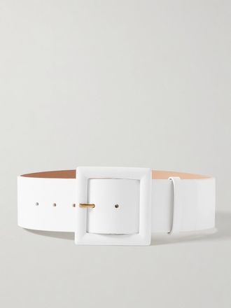 Carolina Herrera Ceinture En Cuir Icon - Blanc
