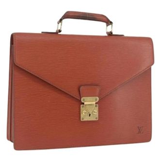 Louis Vuitton Pre-owned Epi Leder Aktentasche - - Pre-owned - Damen - Braun - ONE SIZE