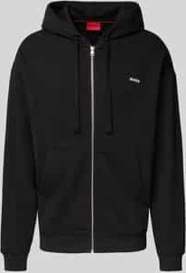 HUGO BOSS Relaxed Fit Sweatjacke aus reiner Baumwolle Modell DAPOZIP