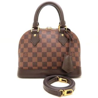 Louis Vuitton Sac &agrave; main Damier en toile Pre-owned - Femme - Pre-owned - Brun - Taille: ONE Size