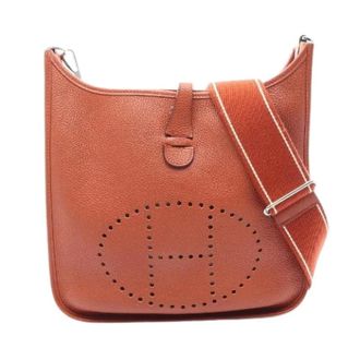 Herm&egrave;s Pre-owned Cuir sacs-ports-paule - Femme - Pre-owned - Brun - Taille: ONE Size