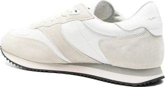 Philippe Model Panelled Calf Leather Sneakers - White
