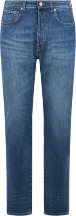 Slowear Slowear, Homme, Jeans, Bleu, Taille: W33 Jean Droit en Coton &Eacute;lastique