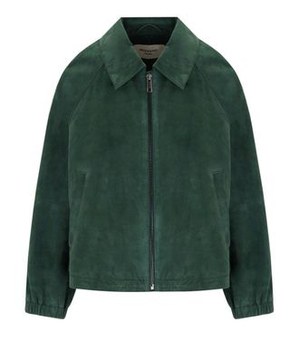 Weekend by Max Mara VESTE ZUPPA EN DAIM VERT MAX MARA WEEKEND