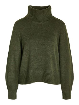 Noisy May Basic Strickpullover Rollkragen Loose Fit Langarm Shirt Rippbündchen Sweater Oberteil NMFRIVA