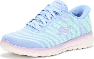 Skechers Womens Go Walk Joy Juneau Hands Free Slip-ins Sneaker, Blau/Mint, 36.5 EU