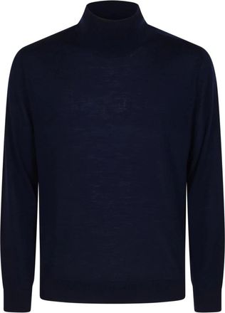 Canali Homme, Pulls, Noir, Taille: 3XL Nuvola Turtleneck
