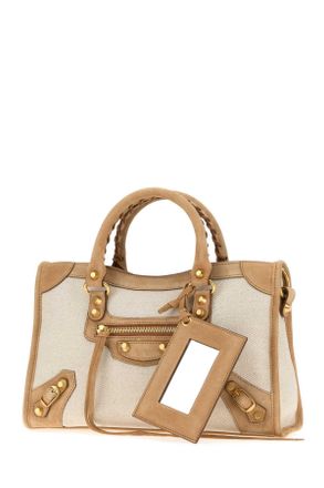 Balenciaga Le City Top Handle Bag - Beige