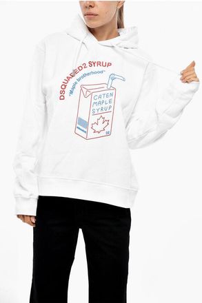 Dsquared2 Brushed Cotton Hoodie MAPLE SYRUP size Xs