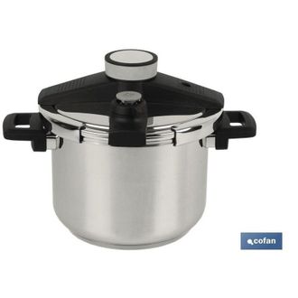 cofan Schnellkochtopf 4l inox Induktion Queen-Modell