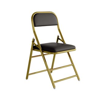 Generic Klappstuhl Gepolstert Einzeln mit Lehne Bis 100kg Belastbar Klappst&uuml;hle Camping Faltbar mit Metallrahmen Platzsparend f&uuml;r G&auml;ste K&uuml;che B&uuml;ro Hochzeit un