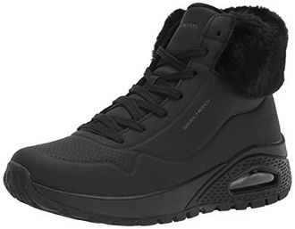 Skechers Femme Uno Rugged Fall Air Boots, Noir, 37.5 EU