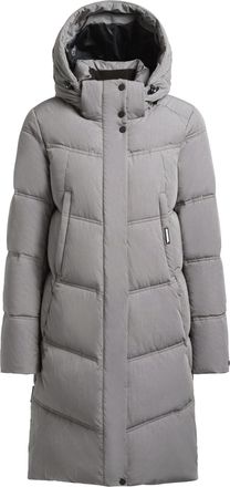 Khujo Damen Wintermantel AINU Steppmantel Winterjacke Mantel (DE/NL/SE/PL, Alphanumerisch, XS, Regular, Regular, ROA-Blu (Greige))