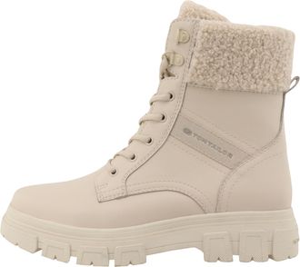 Tom Tailor Tom Tailor Damen 6390890021 Mode-Stiefel, beige, 39 EU