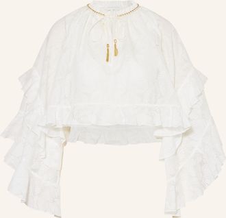 Zimmermann Blusenshirt Daylight Mit Volants weiss