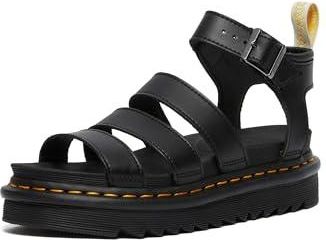Dr. Martens Femme Vegan Blaire Sandales Bout Ouvert, Noir (Black 001), 37 EU