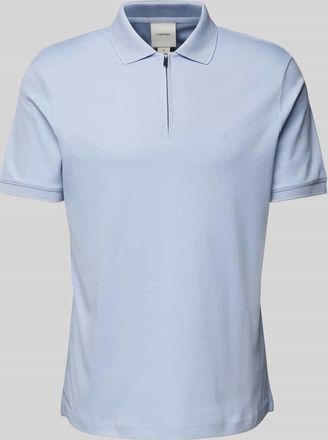 Calvin Klein Slim Fit Poloshirt mit Logo-Stitching Modell LIQUID TOUCH