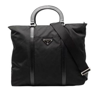 Prada Sac bandouli&egrave;re en nylon pr&eacute;-poss&eacute;d&eacute; - Femme - Pre-owned - Noir - Taille: ONE Size