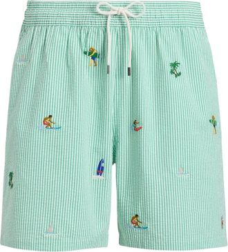 Polo Ralph Lauren Homme, Maillots de bain, Multicolore, Taille: M Short da Mare a Righe