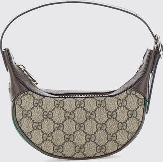 Gucci Ophidia Abgerundete Mini-Tasche mit Henkel aus GG Supreme Canvas