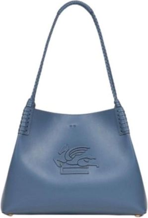 Etro Femme, Sacs, Bleu, Taille: ONE Size Bolso Shopper Libra Peque&ntilde;o