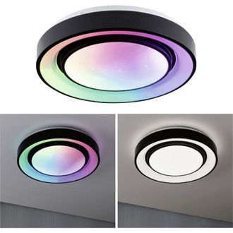 Paulmann 70544 LED-Deckenleuchte LED Schwarz, Wei&szlig;