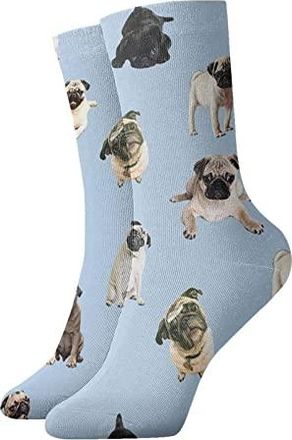 XCNGG Chien Carlin Socks Soft Running Hiking Work Sock Comfort Breathable Casual for Men Women Taille unique