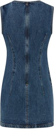 HUGO BOSS Jeanskleid Glimmer mit formgebenden Abn&auml;hern, Baumwoll-Denim