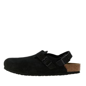 Birkenstock Homme, Chaussures, Noir, Taille: 45 EU Tokio II Suede Regular Fit