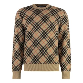 Burberry Kaschmirpullover mit Rundhalsausschnitt - - Knitwear - Herren - Mehrfarbig - S