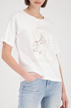 Monari T-Shirt Shirt Ice Cream Regular fit mit Gelato-Print