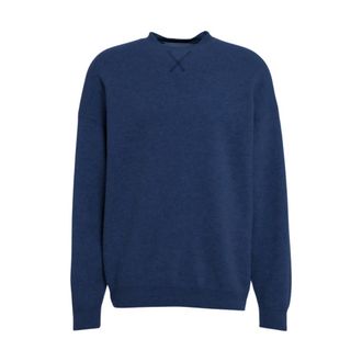 Amaranto Amar&aacute;nto, Homme, Pulls, Bleu, Taille: M Pull en laine &agrave; col rond