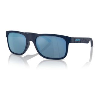 Arnette Matte Blue Sonnenbrille mit blauem Spiegel - - Accessories - Herren - Blau - 56 MM