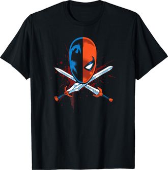 DC Comics Batman Deathstroke Crossed Swords T Shirt T-Shirt