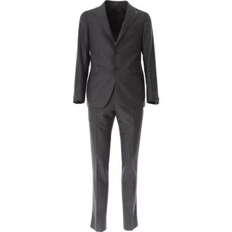 Tagliatore Einreihiges Anzugset - - Suits - Herren - Grau - S